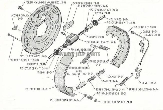 11" Wheel Brake Mechanism