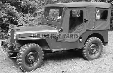 Canvas Top for the CJ-2A/3A/3B/5/6 AND DJ-3A